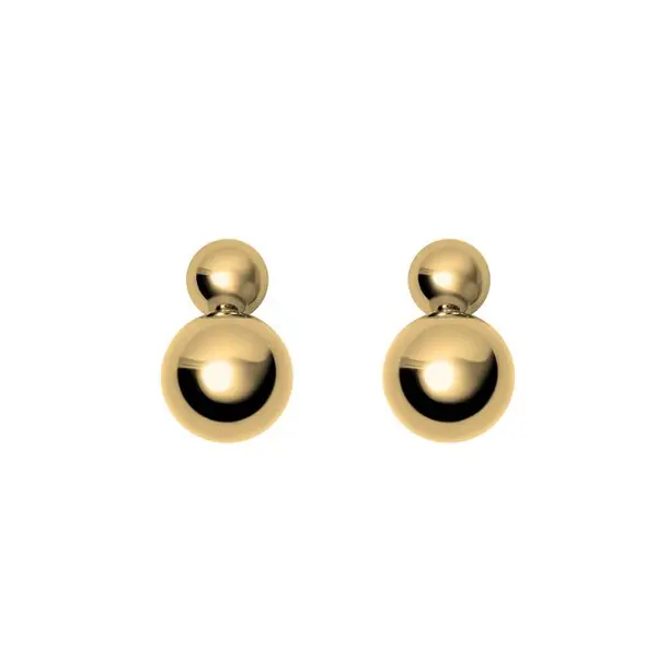Argento Vivo Dia Earring - Gold