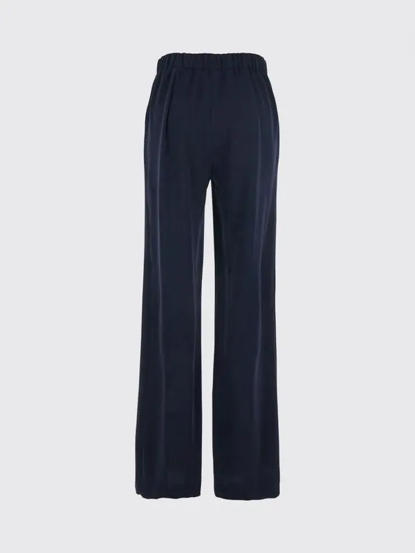 PAROSH P.a.r.o.s.h. Mid-rise Cady Straight-leg Trousers - Blue