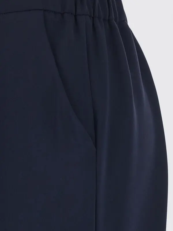 PAROSH P.a.r.o.s.h. Mid-rise Cady Straight-leg Trousers - Blue