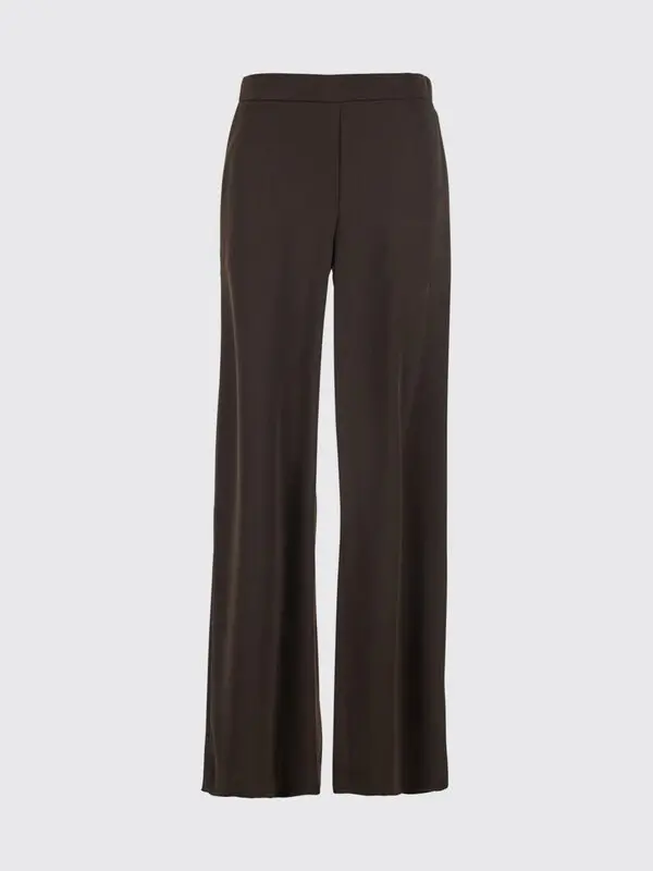 PAROSH P.a.r.o.s.h. Mid-rise Cady Straight-leg Trousers - Brown