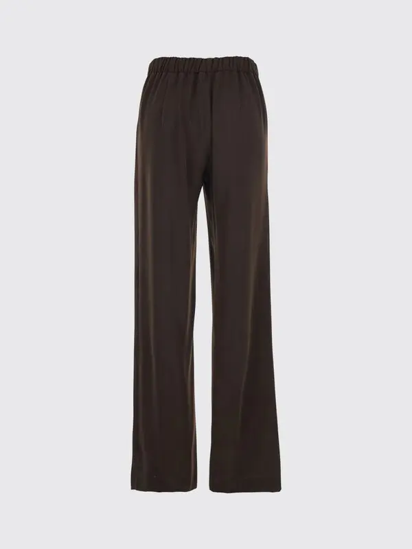 PAROSH P.a.r.o.s.h. Mid-rise Cady Straight-leg Trousers - Brown