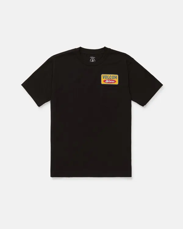 Volcom Snakes Oil Pocket Short Sleeve Tee - Black
