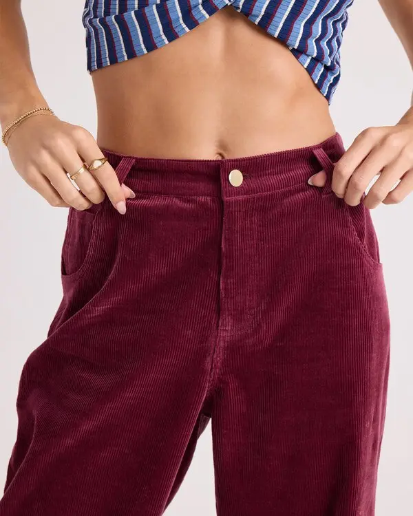 Volcom Relaxed Pull On Cord Pants