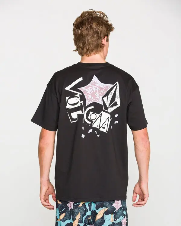 Volcom Concrete Jungle Short Sleeve Tee - Black
