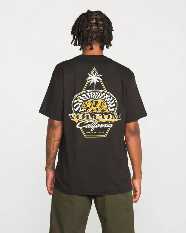 Volcom Golden Bear Short Sleeve Tee - Black