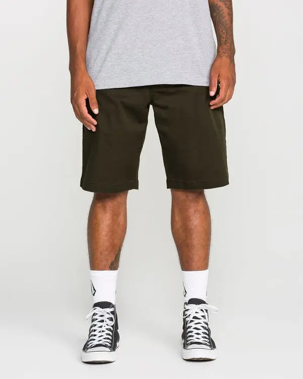 Volcom Frickin Modern Stretch Shorts - Rosin