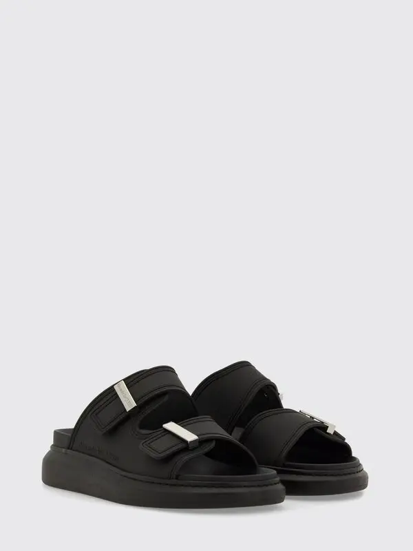 Alexander McQueen Buckled Flat Sandals