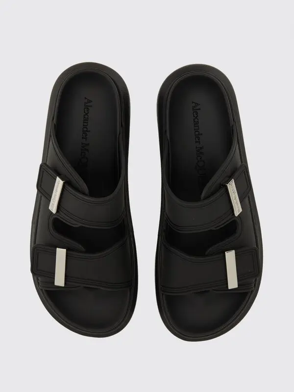 Alexander McQueen Buckled Flat Sandals