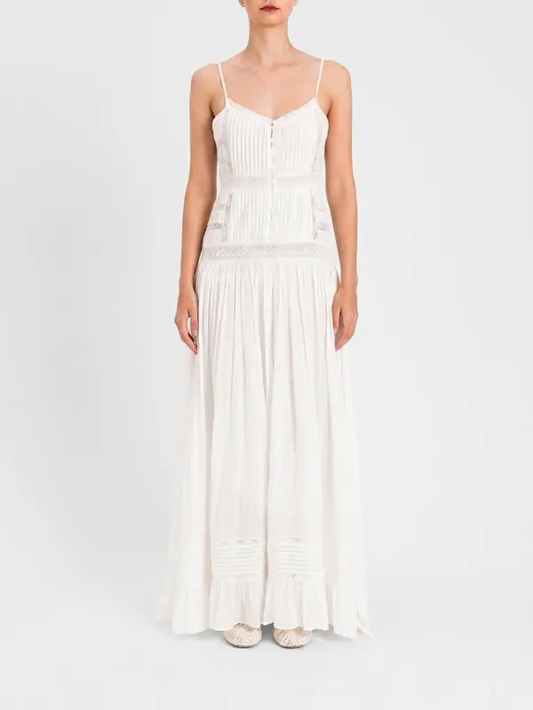 TWINSET U & B Long Dress In Cotton