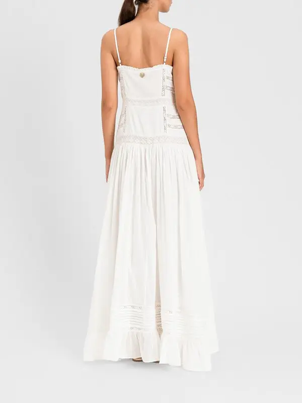 TWINSET U & B Long Dress In Cotton