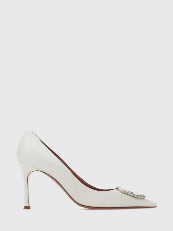 Amina Muaddi High Heel Shoes - White