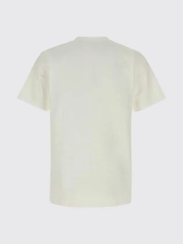 A BATHING APE Cotton Jersey T-shirt With Contrasting Chest Logo - White 1