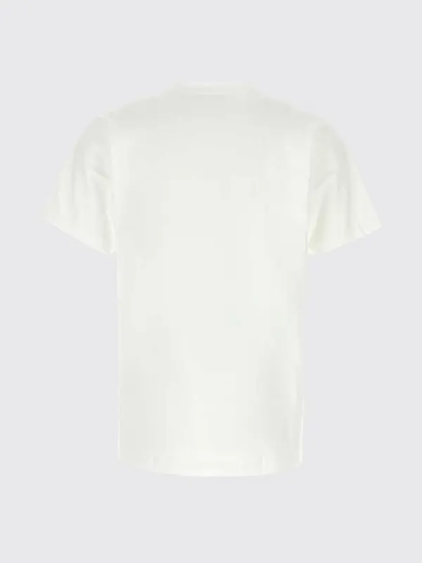 A BATHING APE Cotton Jersey T-shirt With Contrasting Chest Logo - White