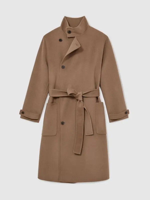 REISS Selation Coat - Camel Brown