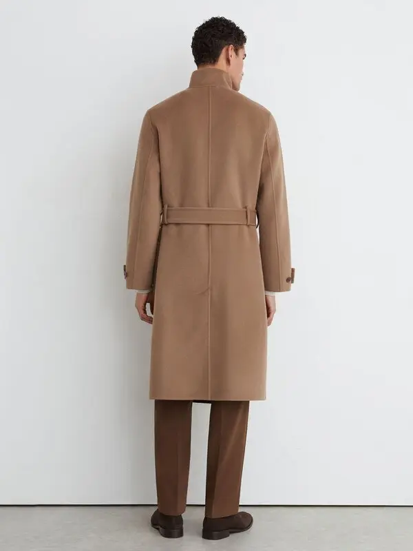 REISS Selation Coat - Camel Brown