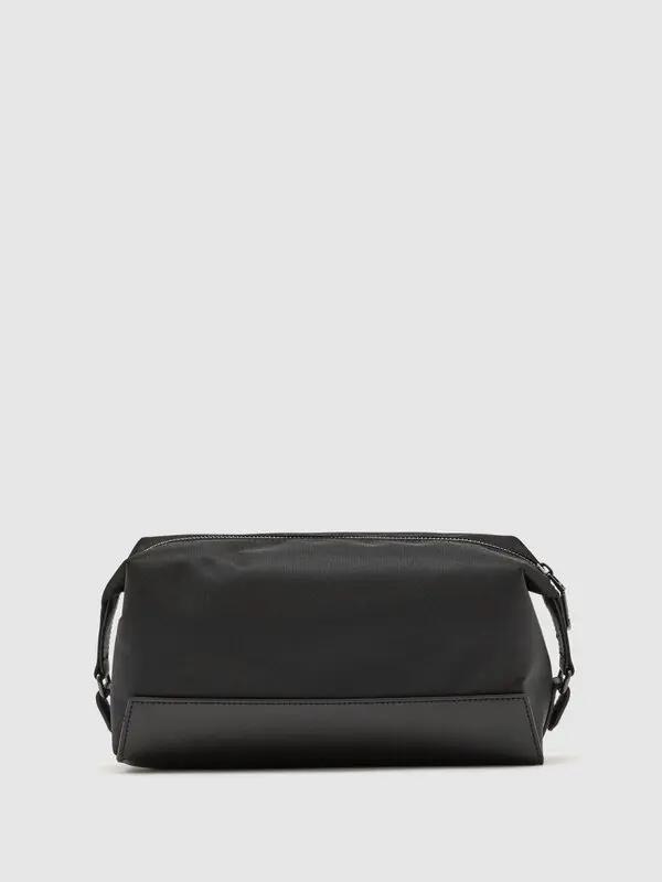 REISS Esher Woven Washbag