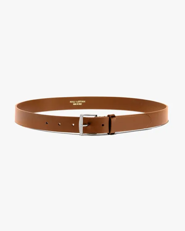 NILI LOTAN Sloane Belt - Cognac