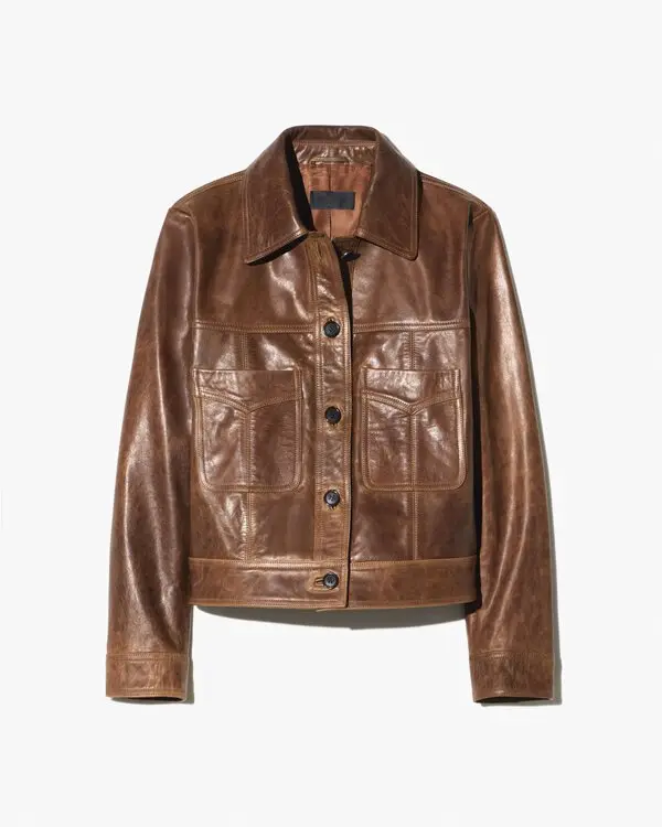 NILI LOTAN Susannah Leather Jacket