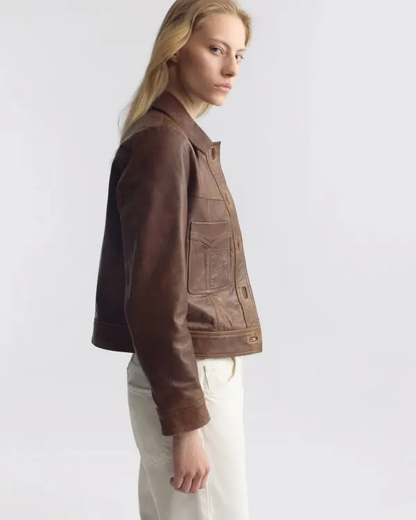 NILI LOTAN Susannah Leather Jacket