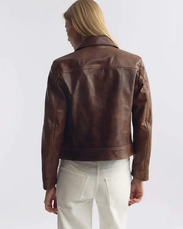 NILI LOTAN Susannah Leather Jacket