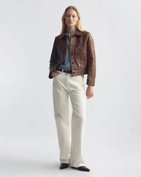 NILI LOTAN Susannah Leather Jacket