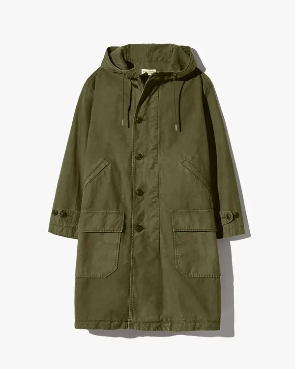 NILI LOTAN Delmar Cotton Parka - Dark Laurel