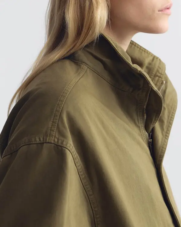 NILI LOTAN Klaire Blouson Cotton Jacket