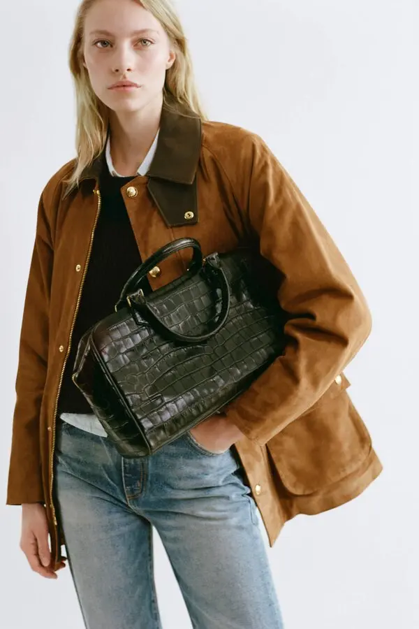NILI LOTAN Kedem Suede Parka
