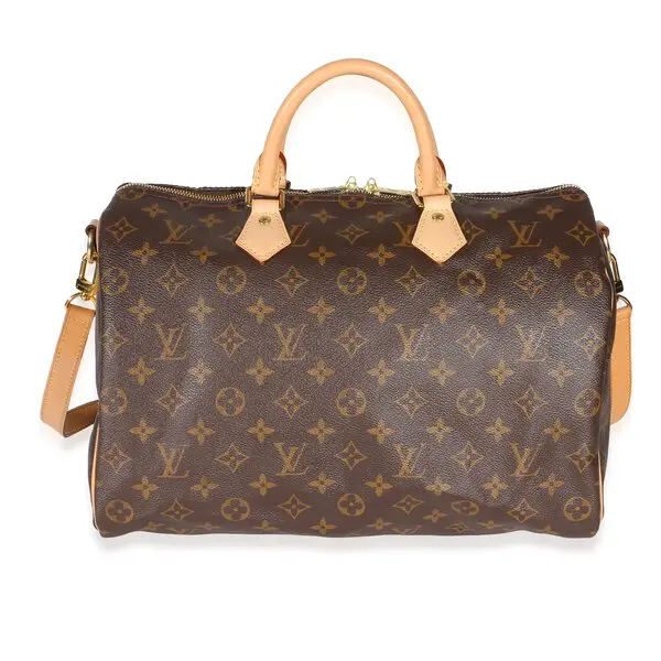 LOUIS VUITTON Monogram Canvas Speedy Bandouliere 35 - Brown