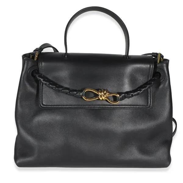 Bottega Veneta Silky Calfskin Ciao Ciao Bag - Black