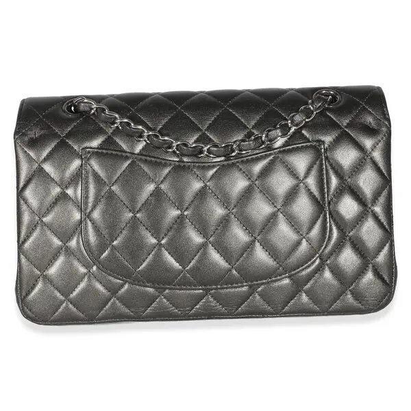 Chanel Quilted Lambskin Classic Double Flap Bag - Metallic