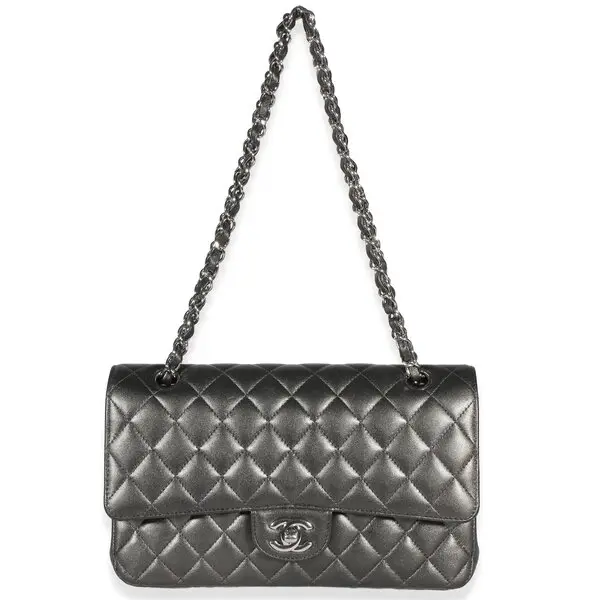Chanel Quilted Lambskin Classic Double Flap Bag - Metallic