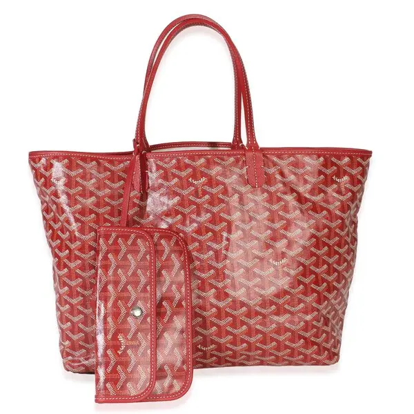 Goyard Goyardine Canvas Saint Louis Pm - Red