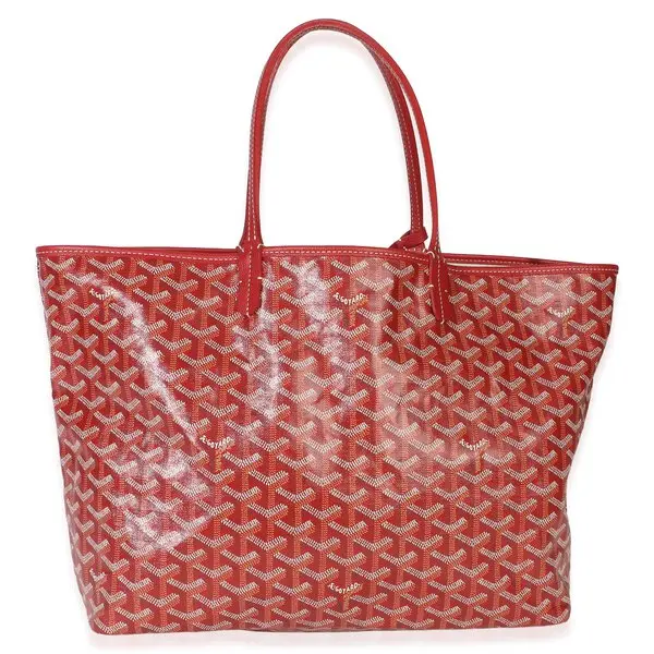 Goyard Coated Canvas Saint Louis Pm Tote Bag - Red