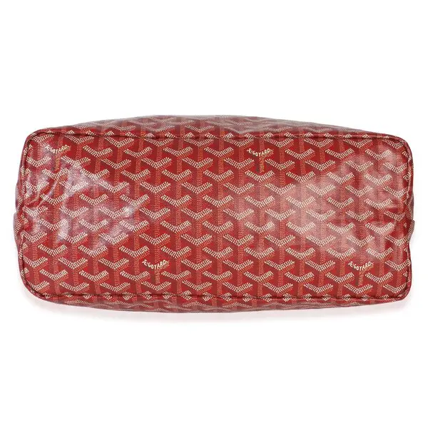 Goyard Coated Canvas Saint Louis Pm Tote Bag - Red