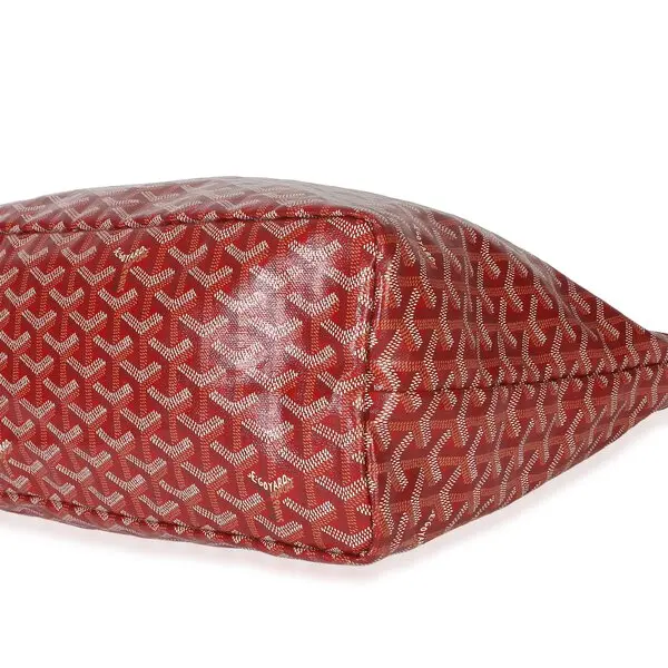 Goyard Coated Canvas Saint Louis Pm Tote Bag - Red