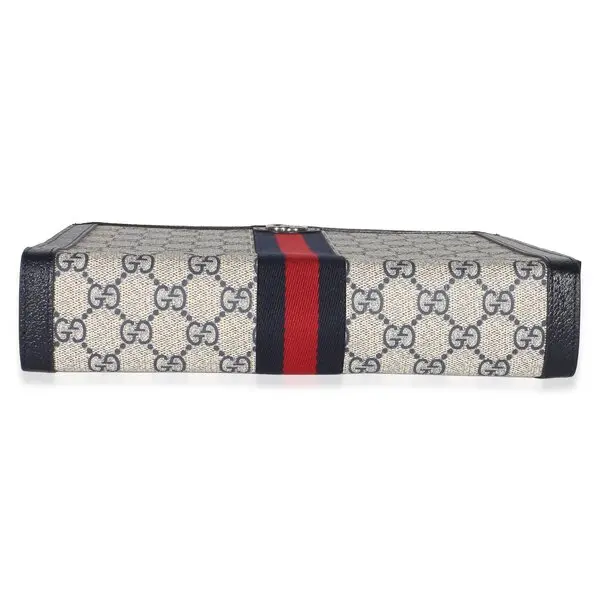 Gucci Ophidia Gg Supreme Canvas Large Pouch