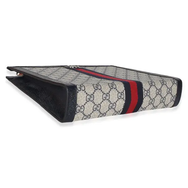 Gucci Ophidia Gg Supreme Canvas Large Pouch