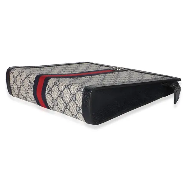 Gucci Ophidia Gg Supreme Canvas Large Pouch