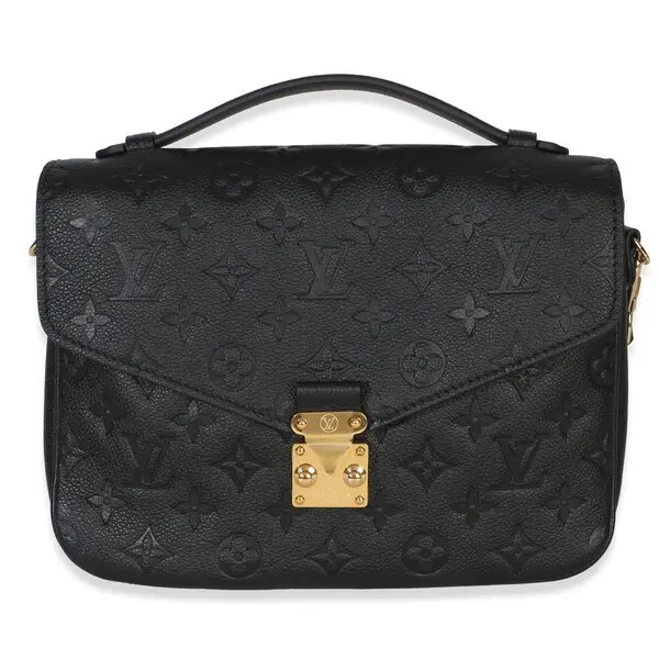 LOUIS VUITTON Monogram Empreinte Pochette Métis - Black
