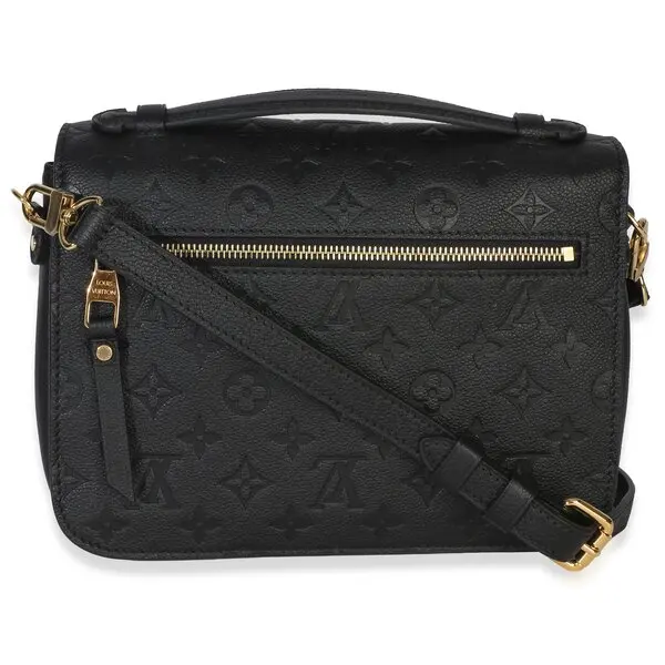 LOUIS VUITTON Monogram Empreinte Pochette Métis - Black