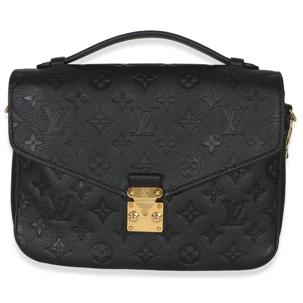LOUIS VUITTON Monogram Empreinte Pochette Métis - Black