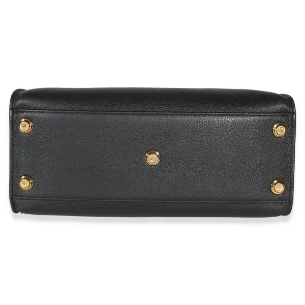 LOUIS VUITTON On My Side Mm Monogram Canvas Top Handle Bag - Black