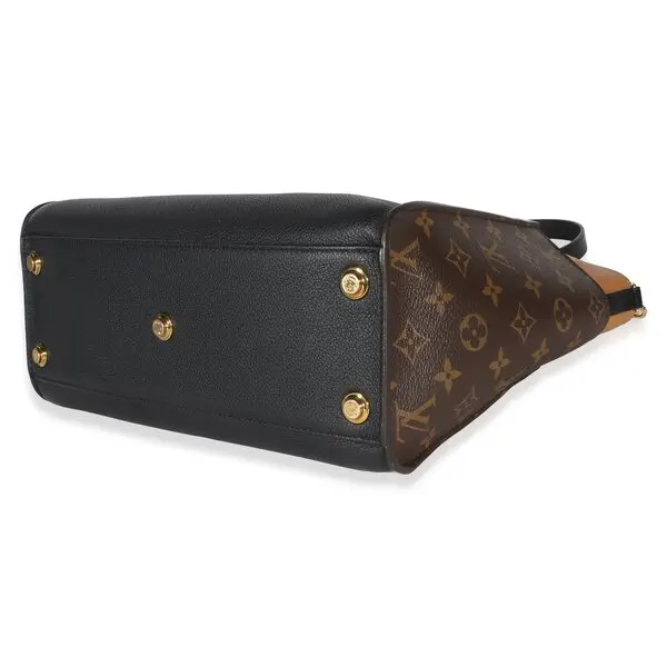 LOUIS VUITTON On My Side Mm Monogram Canvas Top Handle Bag - Black