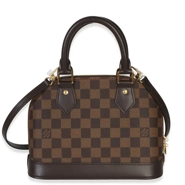 LOUIS VUITTON Damier Ebene Canvas Alma Bb Bag - Brown