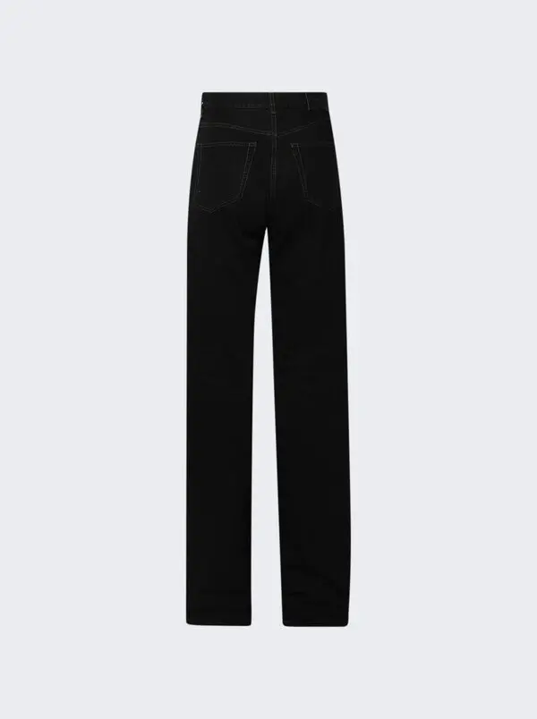 Saint Laurent V Waist Baggy Jeans
