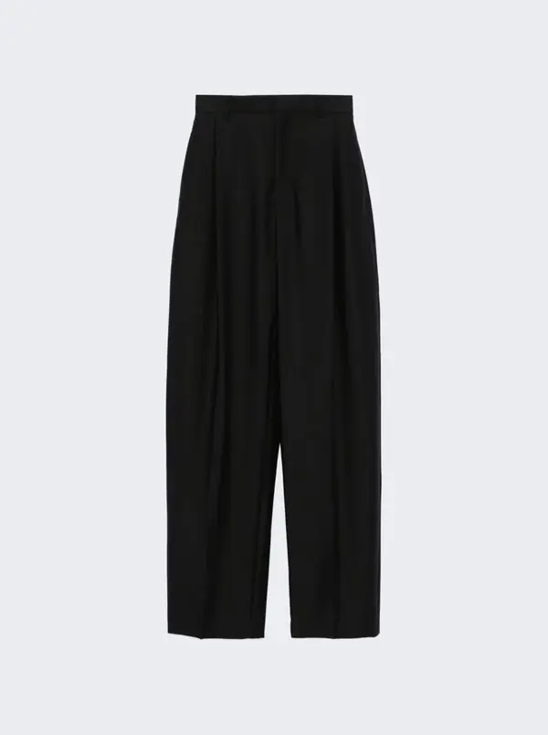 Wardrobe.NYC Light Mid Rise Trouser - Black