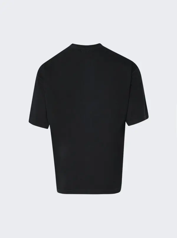 Vetements Classic Logo Boxy Tee Washed And Red