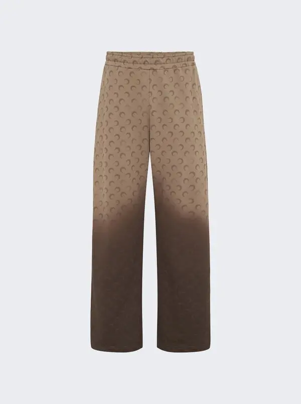 MARINE SERRE Faded Moon Sweatpants Taupe