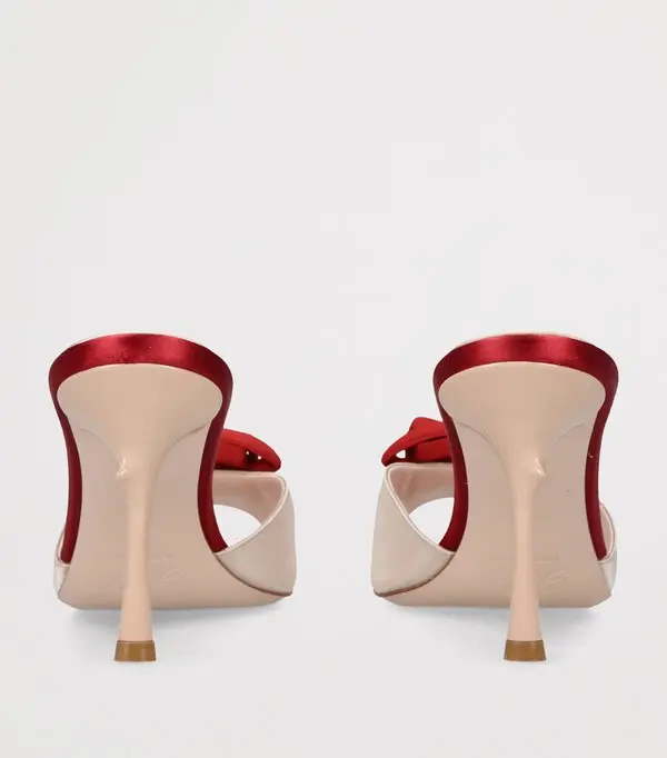 ROGER VIVIER Suede Rose Mules 85